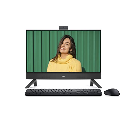 Dell Inspiron 5415 All in One - 23.8-inch FHD (1920 x 1080) Non-Touch Display, AMD Ryzen 5 5625U, 8GB DDR4 RAM, 256GB SSD, AMD Radeon Graphics, MediaTek Wi-Fi 6, Windows 11 Home - Black