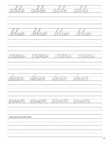 Cursive handwriting workbook for Adults: Learn to write in Cursive, Improve your writing skills & practice penmanship for adults