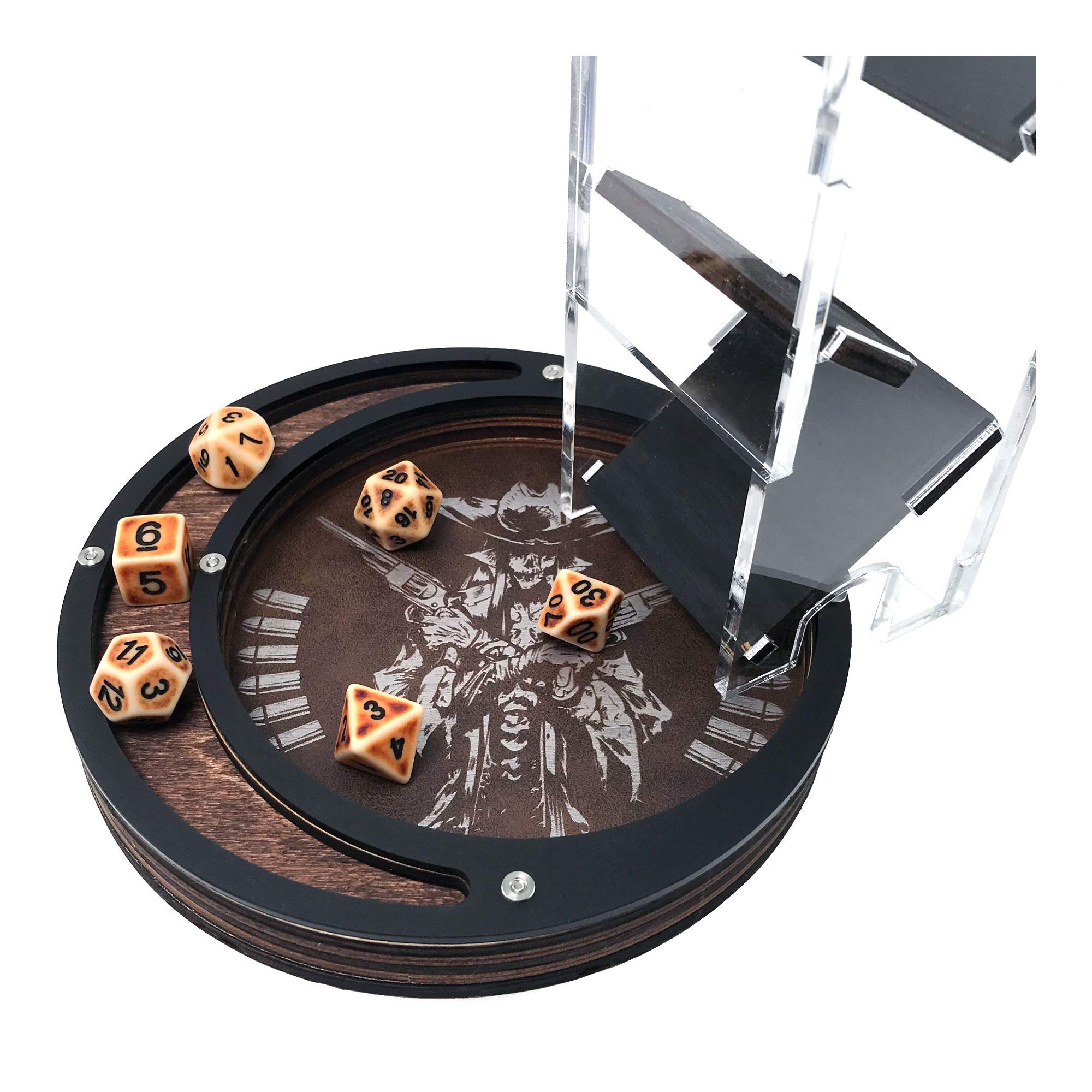 C4Labs - 7.25" Padded Eclipse Dice Tray - Gun Slinger Gunslinger