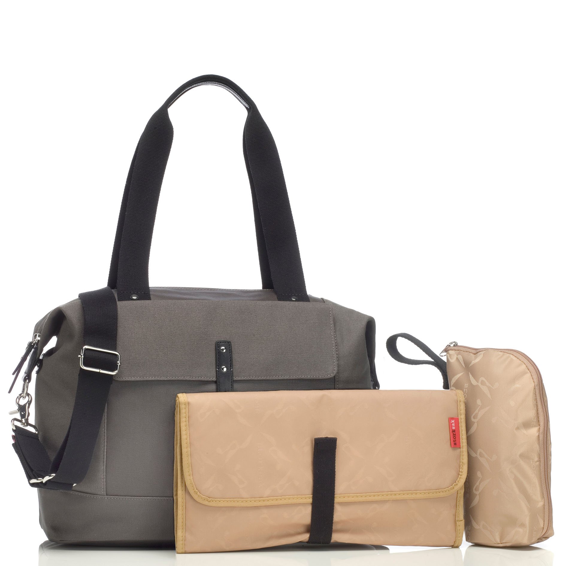 Storksak Jude Convertible Backpack Diaper Bag, Charcoal