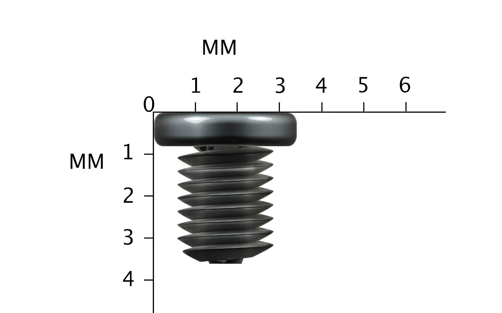 RapidSparesLtd 12x Black T5 Laptop Screws M2x3mm 2x3 2x3L Torx Countersunk Base Screw