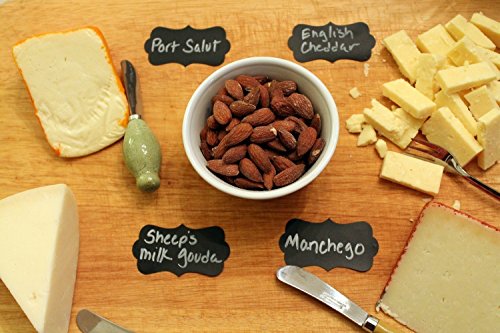 ONUPGO Chalkboard Labels - 150 Premium Reusable Chalkboard Stickers with 2 Chalk Marker to Decorate Your Pantry Storage & Office, Chalk Label Stickers for Spice Jars, Mason Jars, Spray Bottles