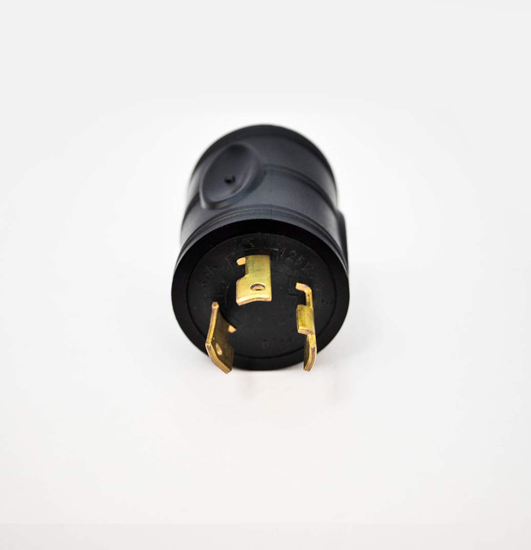 APEXSPORTS RV 30A Generator Adapter L5-30P Male to TT-30R Female Connector.