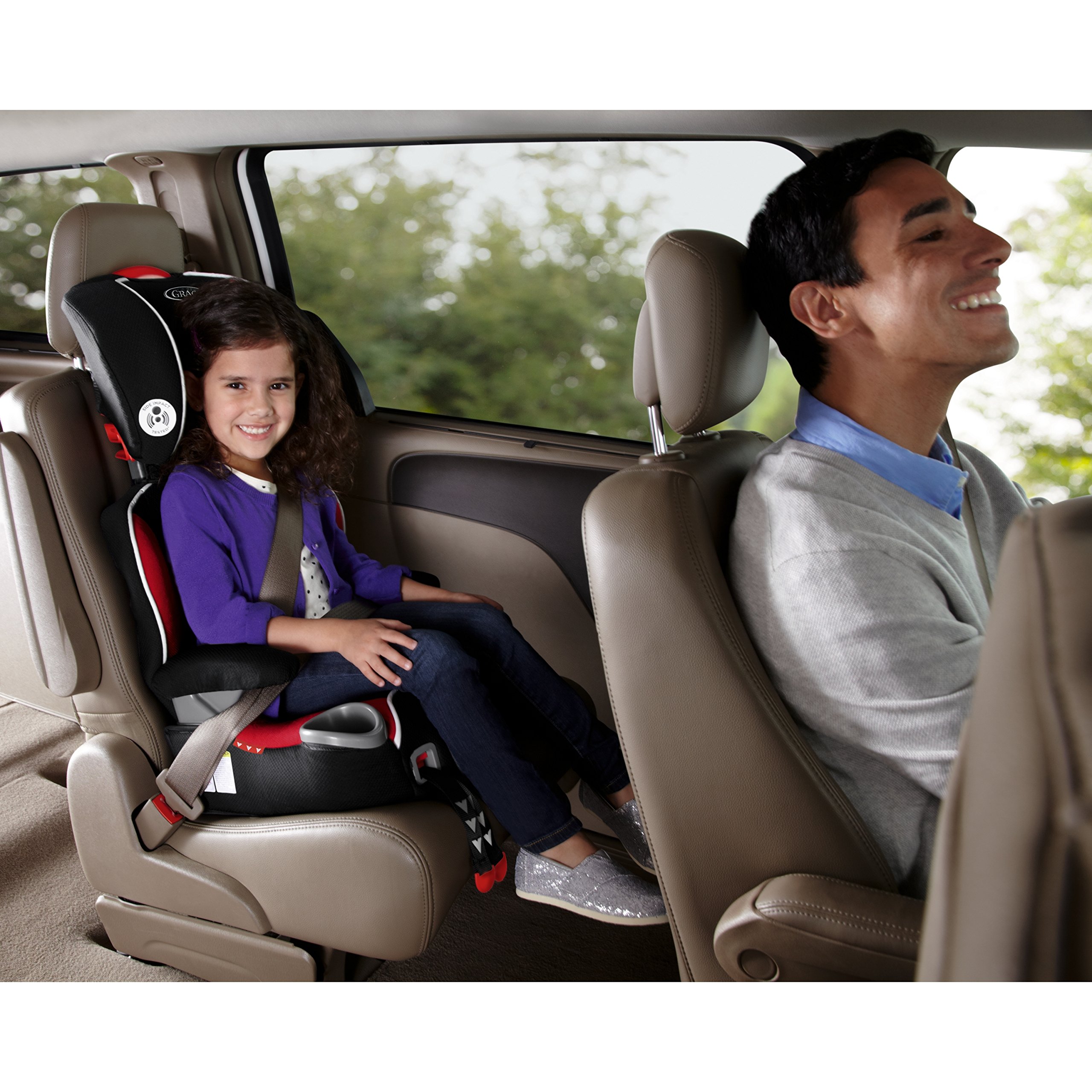 Graco Affix Youth Booster Seat with Latch System, Atomic