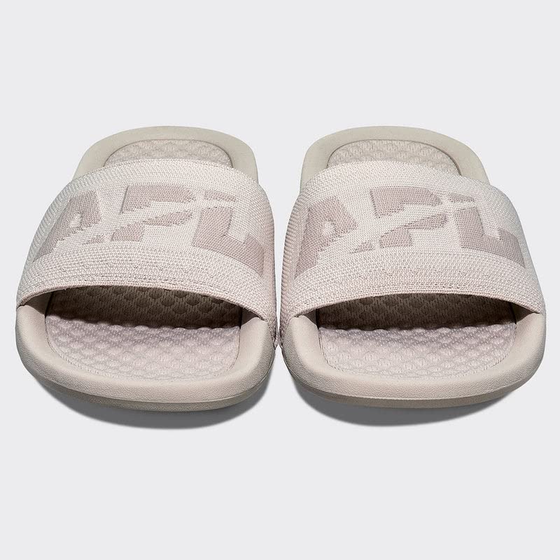 APL: Athletic Propulsion Labs Women's Big Logo Techloom Slide, Clay/Tundra, 8