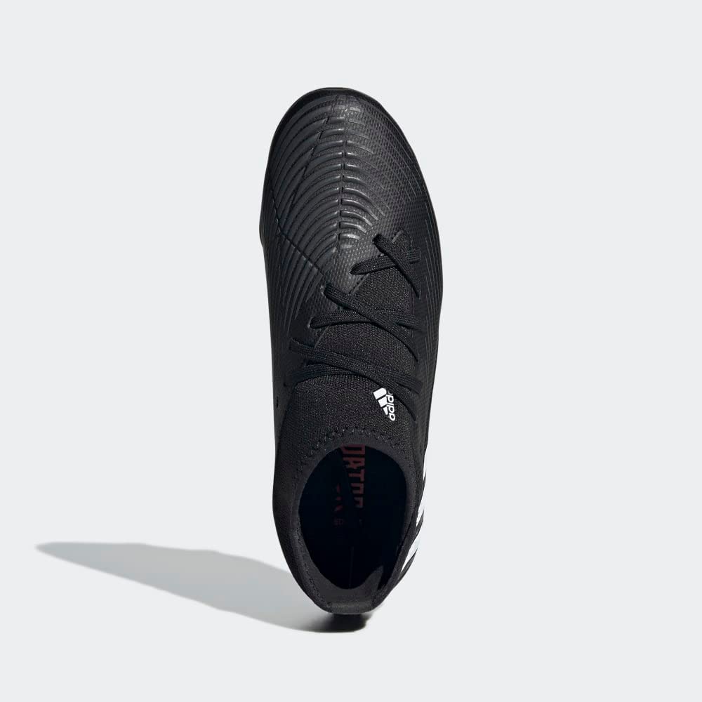 adidas Big Kid Predator Edge.3 Firm Ground Core Black/White/Vivid Red 6