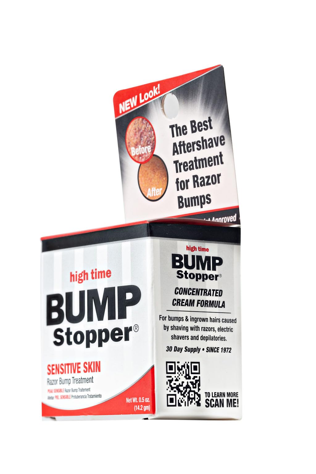 High Time Bump Stopper Sensitive Skin 0.5 Ounce Treatment (14ml) (2 Pack)