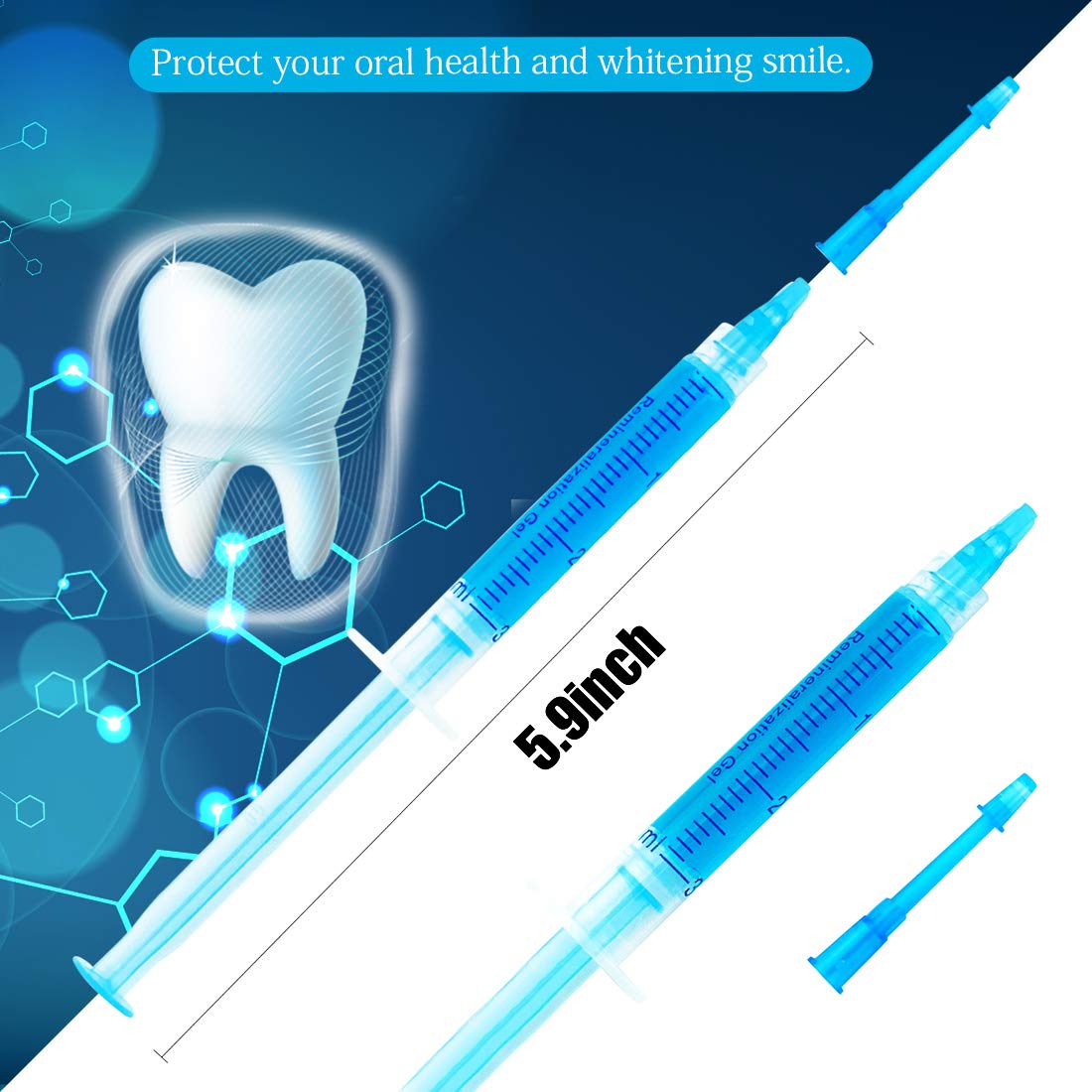 EZGO Remineralization Gel, Reducing Teeth Sensitivity After Teeth Whitening, Remineralizing and Desensitizing Teeth, Strengthening Teeth Enamel, 10 * 3ML Pack