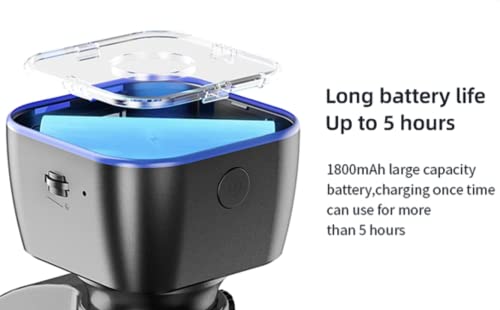 Digital Microscope, 0X-2000X Biological Microscope, WiFi & USB Connection with Dual Lens, 11 LEDs, iOS & Android Windows MacOS Compatible, for School Laboratory Home Education