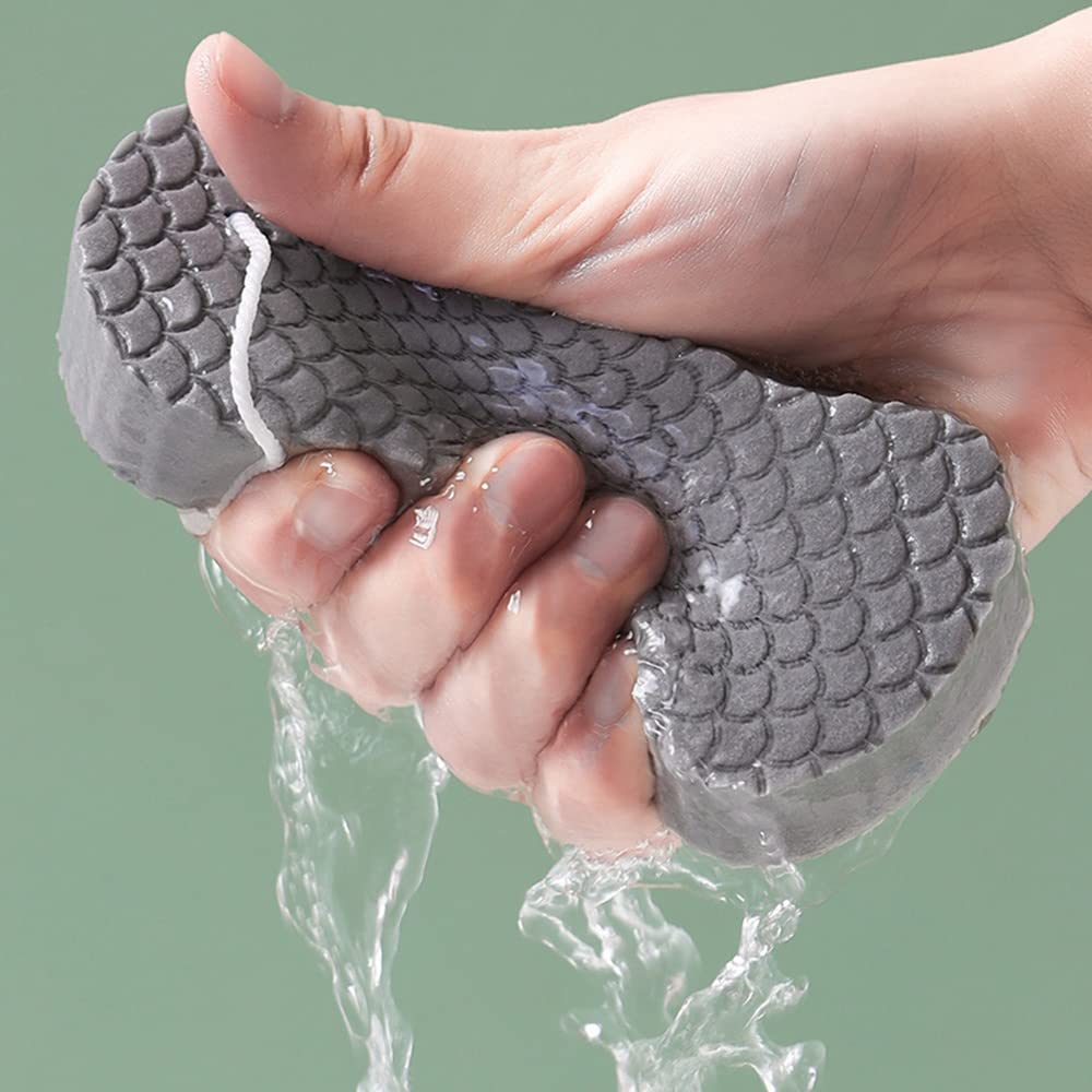 Bath Sponge Painless and Does Not Hurt the Skin Used in Bathing Cleansing Exfoliating Makeup Pets Bath Sponge Used in Bathing Cleansing Exfoliating Makeup Pets Exfoliate