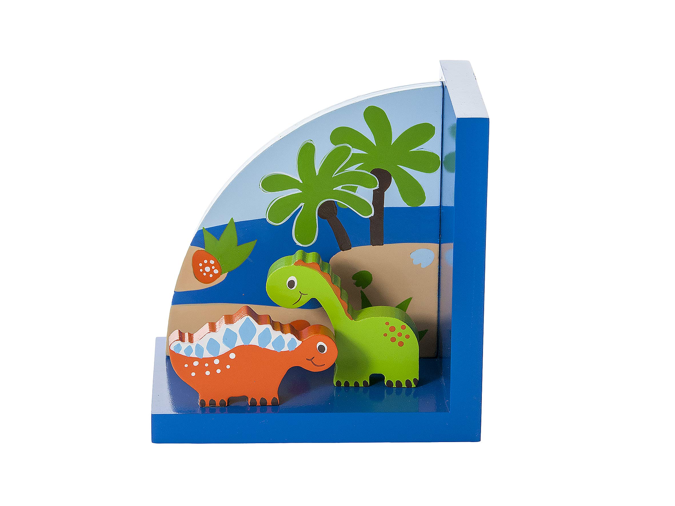 Kids Dinosaur Themed Bookends for Boys Nursery or Bedroom