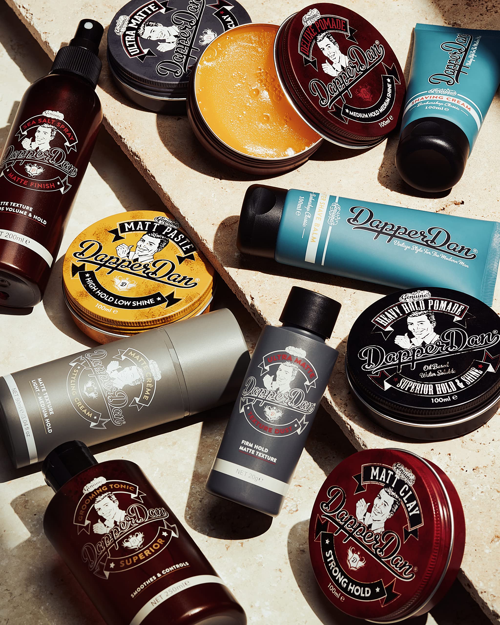 Heavy Hold Pomade By Dapper Dan, Superior Hold, Petrolatum Free, No Build Up, Liquorice & Vanilla Fragrance 100ml