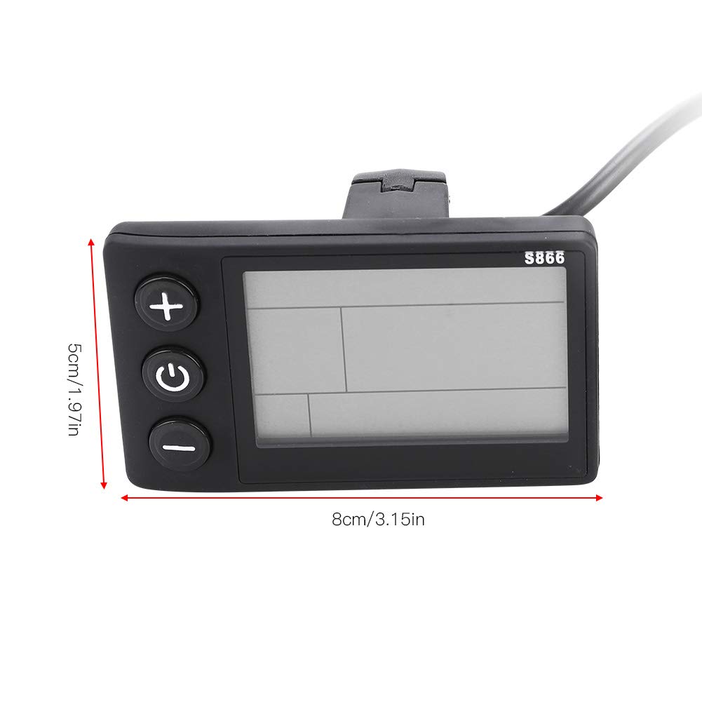 Alomejor E Bike Brushless Controller Kit with LCD Instrument 24V/36V 36V/48V 250W/350W? Motor Brushless Controller with LCD Panel for E Bike Electric Bicycle Scooter(36V/48V)