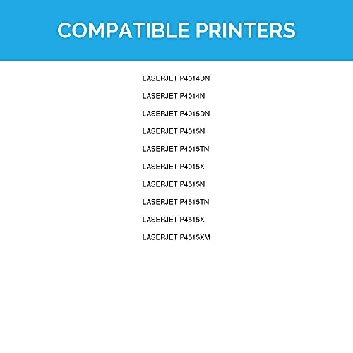 LD Products Compatible Replacement for HP 64 64A Toner Cartridge CC364A Standard Yield (Black, 4-Pack) HP Laserjet: P4015dn, P4015n, P4015tn, P4015x, P4515n , P4515tn, P4515x, P4515xm