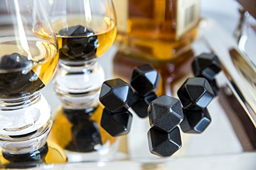 Outset Chillware Whiskey Stones, Granite, Set of 9
