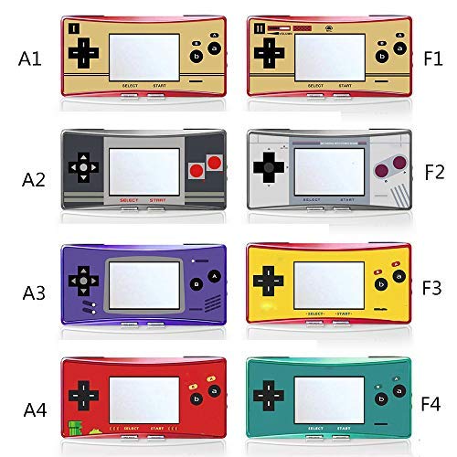 Faceplate Label Sticker for Gameboy Micro GBM Console Housing Front Cover Skin (A1)