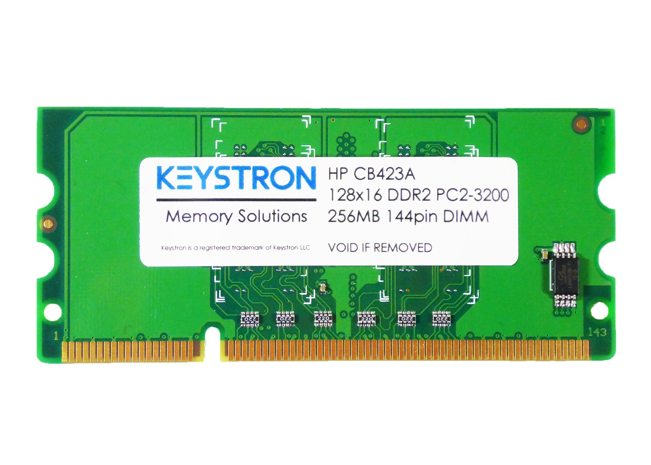 Keystron CB423A 256MB DDR2 144-pin DIMM Printer Memory for HP Laserjet P2015 P2015d P2015dn P2015n P2015x…