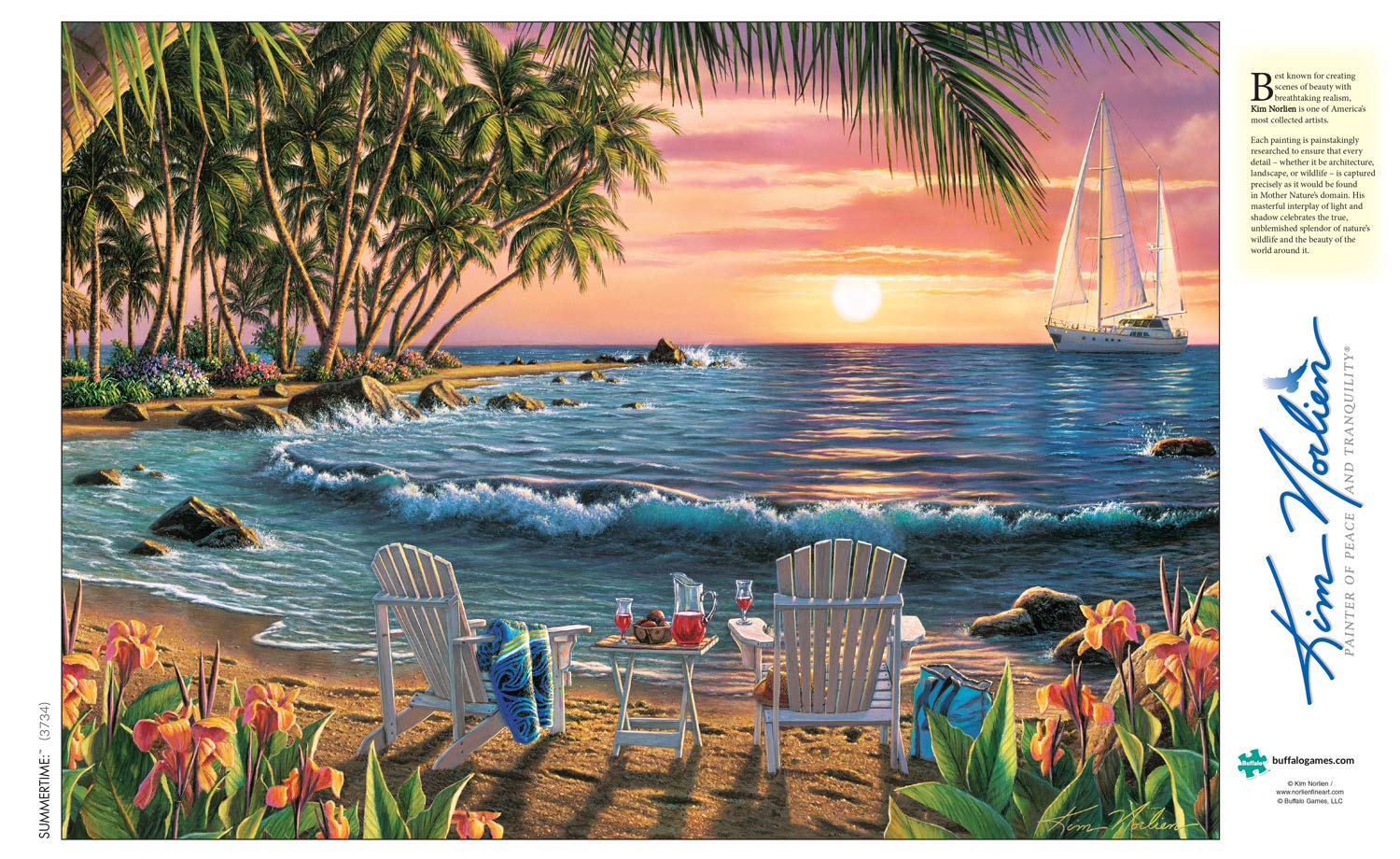 Buffalo Games - Summertime - 500 Piece Jigsaw Puzzle