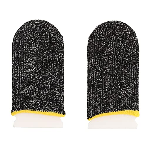 Jopwkuin Game Control Sleeves, Durable Lightweight and Portable Game Finger Sleeves for Family for Mobile Game