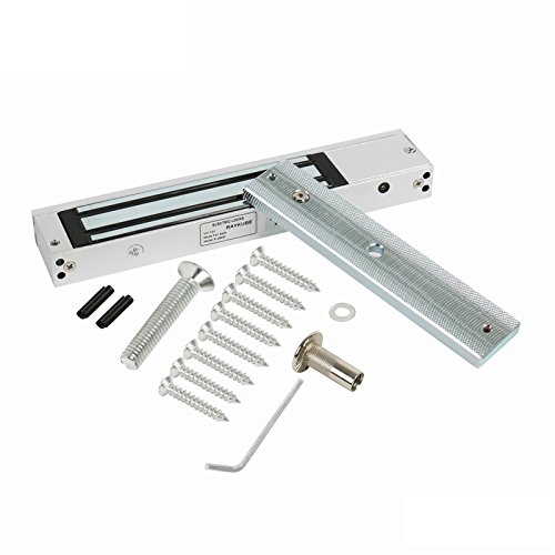 MENGQI-CONTROL Full Kits Biometric Fingerprint RFID Password Access Control Systems + 600lbs Force Electric EM Magnetic Lock +110V Power Supply+10 Cards and Key Fobs