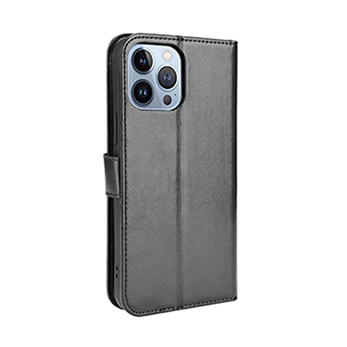 Fansipro Wallet Folio Case for LG V60 THINQ 5G, Premium PU Leather Slim Fit Cover for V60 THINQ 5G, 3 Card Slots, Feel Good, Black