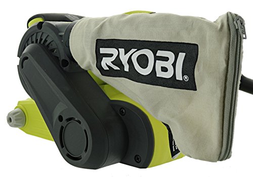 Ryobi BE319 6 Amp Portable 320 Feet / Minute Corded Belt Sander (3β x 18β) w/ Onboard Removable Dust Bag (Medium Grit Sanding Belt Included)