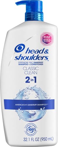 Head & Shoulders Classic Clean 2-in-1 Anti-Dandruff Shampoo + Conditioner, 32.1 oz
