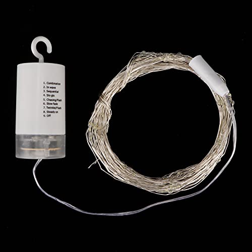 Fairy String Lights, Light Fixture Curtain String Ligh Christmas Light String Decorative Lamp, 8 Modes for Home Garden