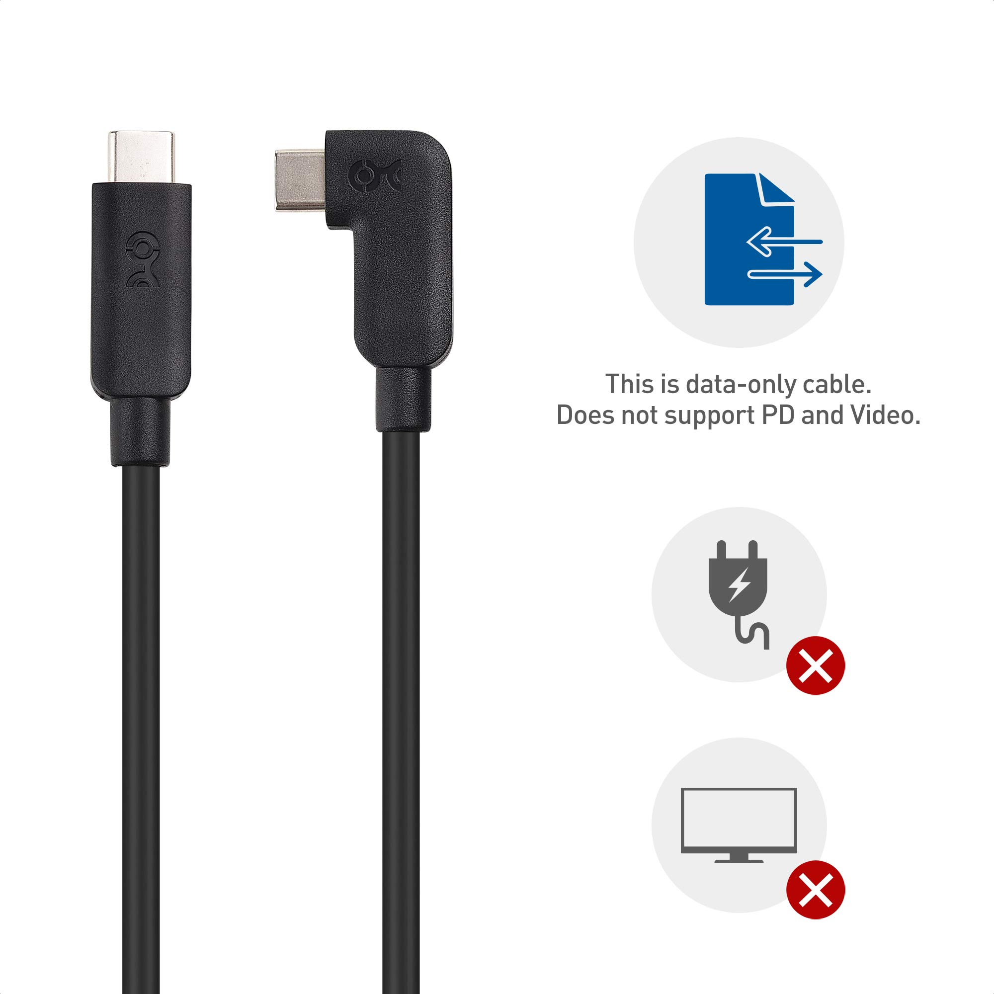 Cable Matters Unidirectional Active USB C Cable 16.4 ft for Oculus Quest 2 Headset and Hard Drives (Compatible with Oculus Link Cable) 5Gbps Data Transfer, No Video, No Power Delivery Support