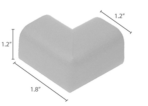Kidkusion Table Cushion | Made in USA | 20 Feet + 8 Corners | Taupe | Baby Proof Furniture Edge and Corner Guards