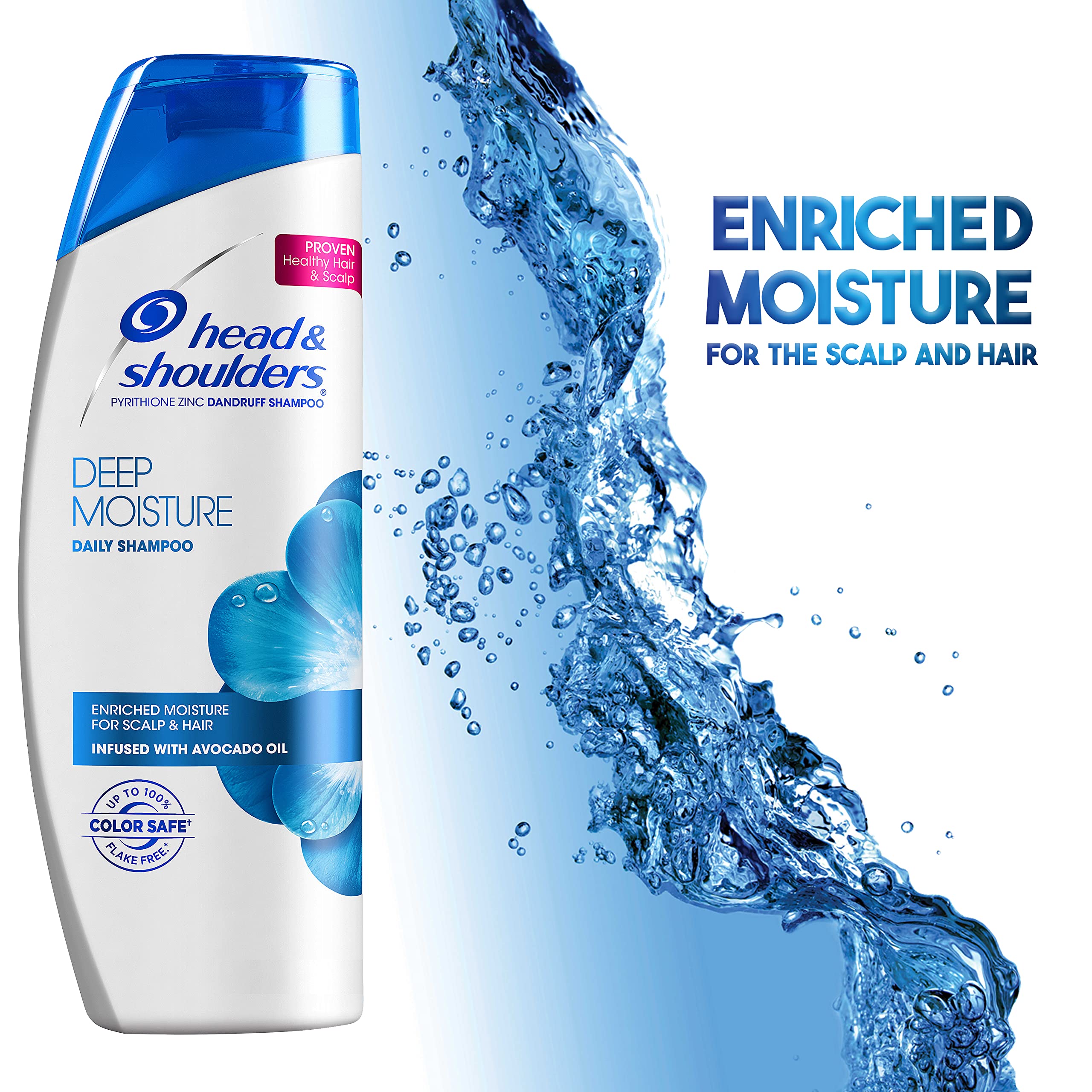 Head & Shoulders Deep Moisture Shampoo 12.8 fl oz, pack of 1