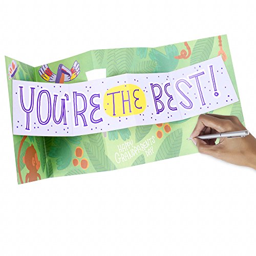 Hallmark Grandparents Day Greeting Card from Grandchildren or Kid (Pop Up Banner for Best Grandparent)