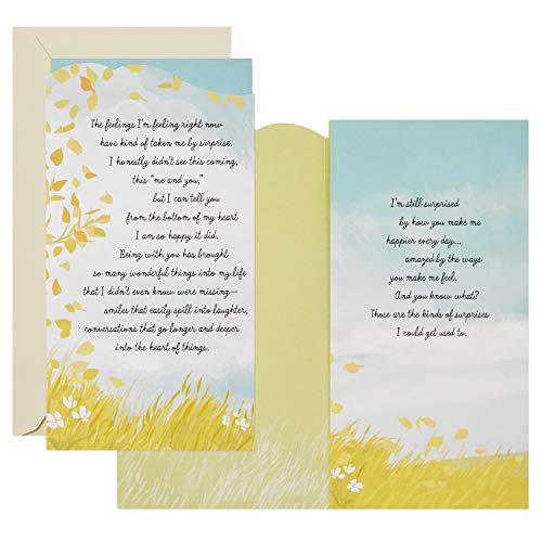 Hallmark Love Card Assortment, New Relationship/Miss You/Time Apart/Just Because (6 Cards with Envelopes)