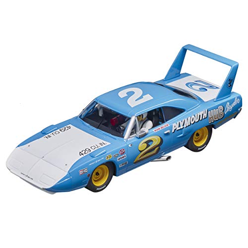 Carrera 27658 Plymouth Superbird No.2 1:32 Scale Analog Slot Car Racing Vehicle Evolution Slot Car Race Tracks