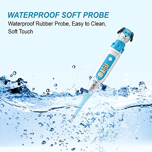 Thermometer for Adults Children Pets, Oral Armpit Rectal, Dog and cat (Frog)