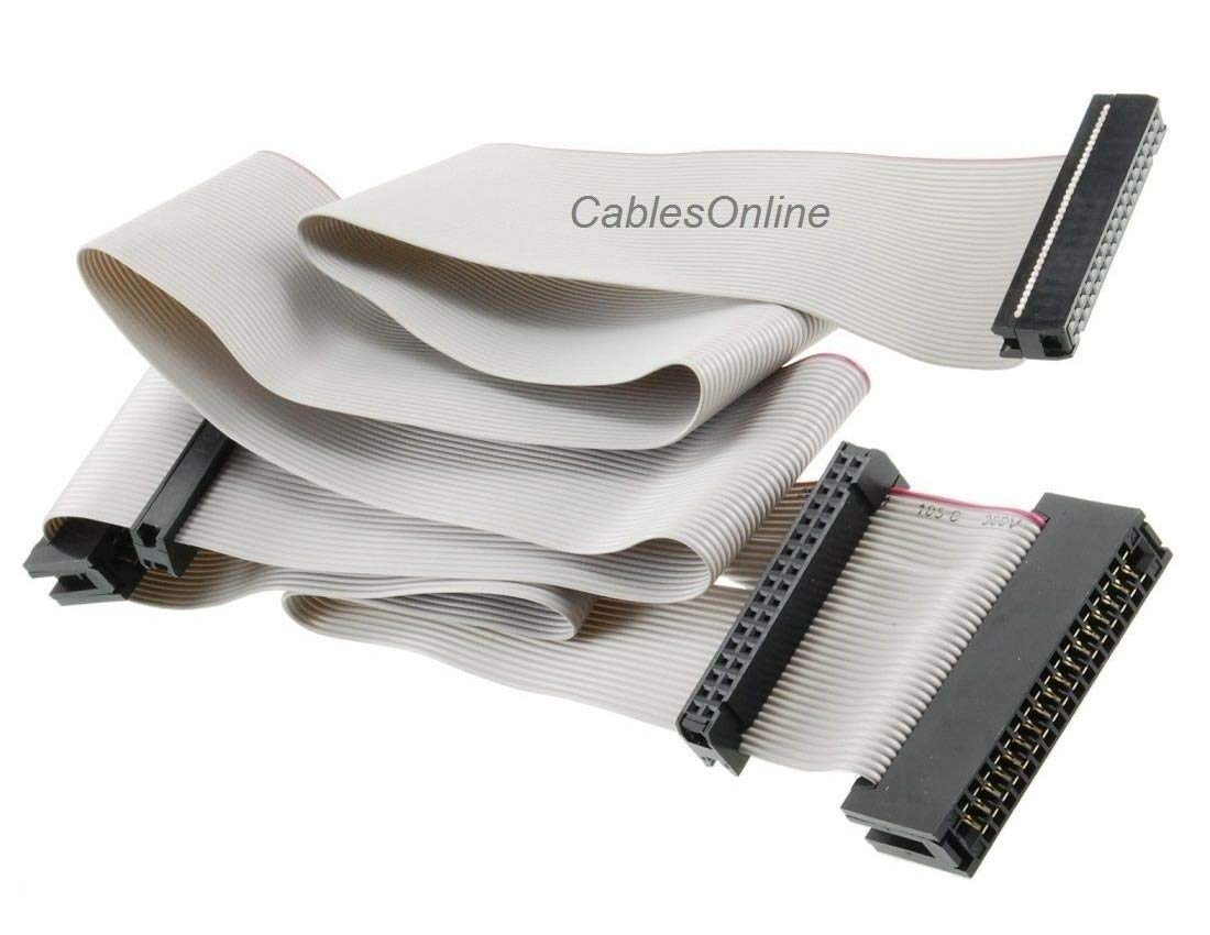 CablesOnline 36 inch Universal Floppy Drive Ribbon Cable for 3.5 or 5.25in Drives, (FF-002)