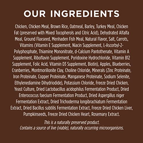 Instinct Be Natural Real Chicken & Brown Rice Recipe Natural Dry Dog Food, 25 lb. Bag
