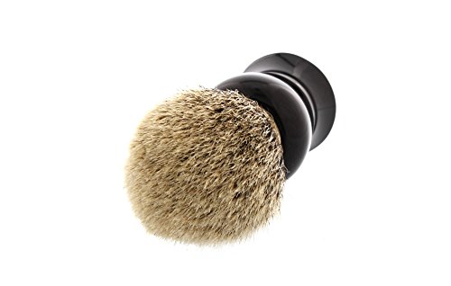 West Coast Shaving 100% Silvertip Quality Shaving Brush with Dense Knot. (Black-Lantern)