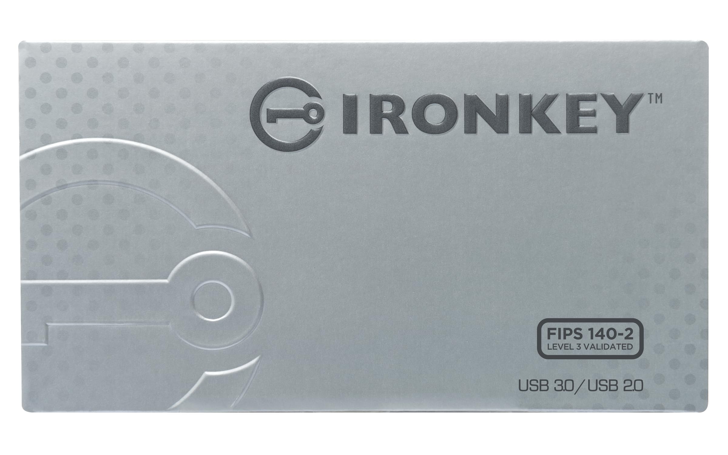 Kingston Ironkey S1000 64GB Encrypted USB Flash Drive On-Device Cryptochip FIPS 140-2 Level 3 Multi-Password Security Options IKS1000B/64GB