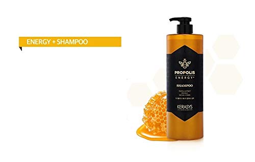 Kerasys Hair Clinic Propolis Shine & Healthy Hair Care Shampoo Propous Extract Minarals Natural Vitamin 1000ml / 35.3 Fl oz