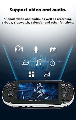 CZT 4.3 inch 8GB Double Joystick Handheld Game Console Build in 2000 Games Video Game Console Support Multiple simulators Portable Games MP4 Player TV Out