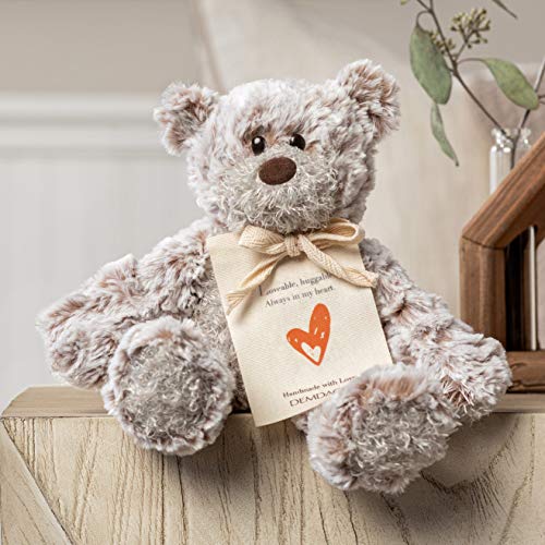 DEMDACO Loveable Huggable Mini Giving Bear Children's Plush Stuffed Animal Toy