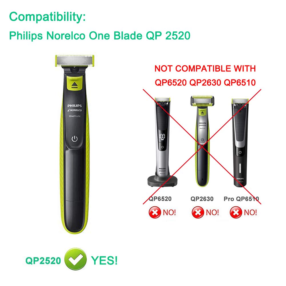 TYZEST 4.3V Philips Shaver Charger for Philips Norelco OneBlade QP2520 Replacement Charging Cord Power Supply