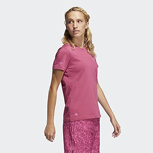 adidas Golf Women's Viva La Golf Graphic T-Shirt, Pink, Extra Large