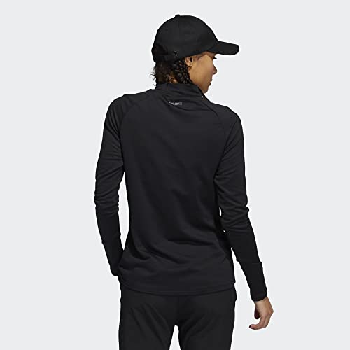 adidas Golf Women's Standard Sport Performance Primegreen Cold.RDY Long Sleeve Mock, Black, XS