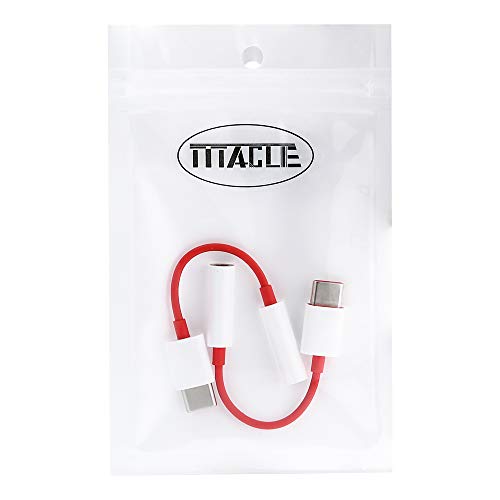 TITACUTE USB C to 3.5mm Audio Adapter 2 Pack Type C Male to 3.5mm Female Audio Cable Aux Adapter Stereo Headphone Jack Converter Adapter for OnePlus 10T 11 8T 7T 6T 7 8 9 10 Pro Google Pixel 6a 7a 6 7