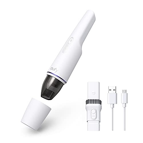 eufy by Anker, HomeVac H11,Ultra-Lightweight 1.2lbs, Compact, Washable Filter, Cordless Handheld Vacuum Cleaner, 5500Pa Suction Power,USB Charging, for Home Cleaning, White