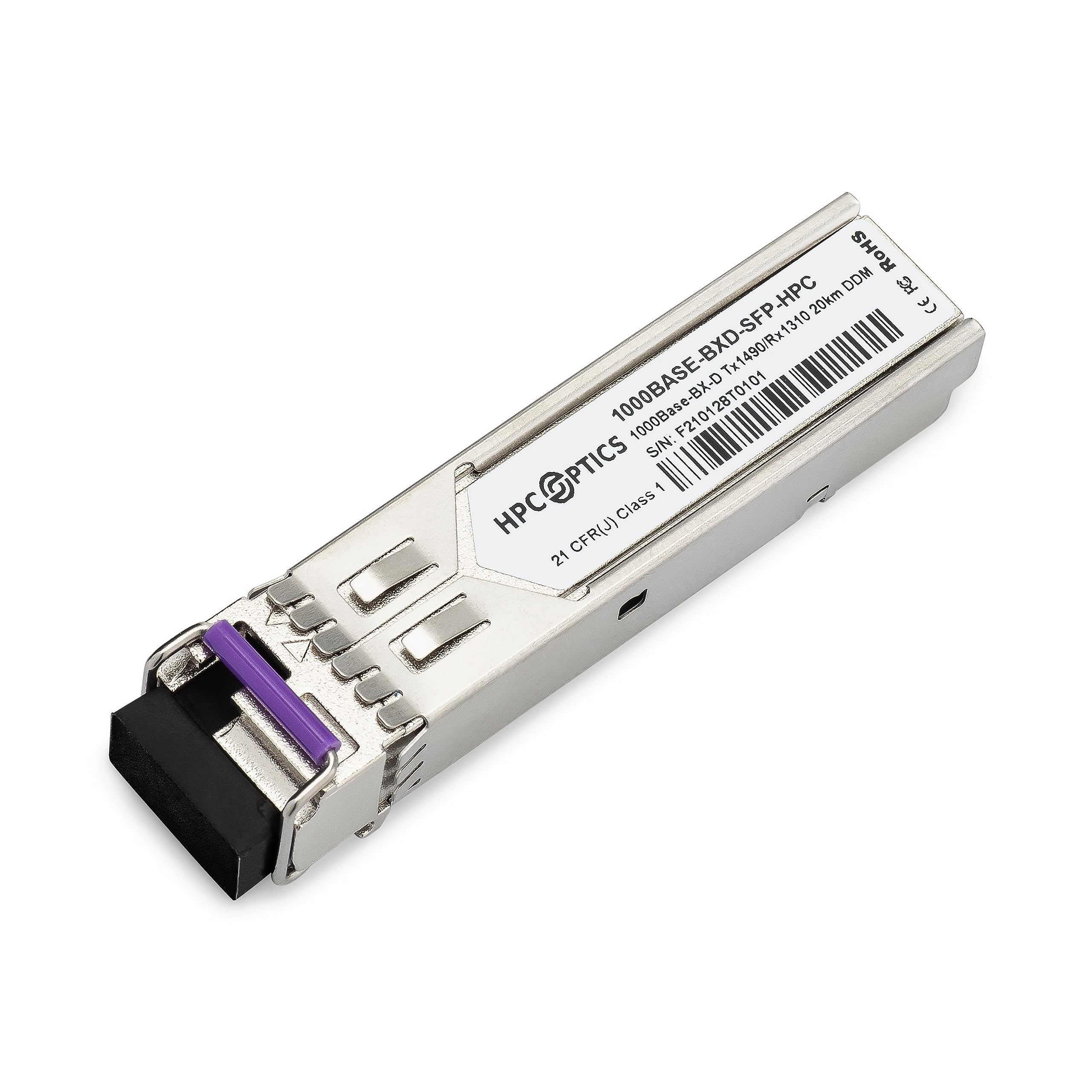 HPC Optics Compatible with MRV SFP-GD-BX43 1000BASE-BX-D 1490/1310 Bi-Directional BIDI SFP Transceiver