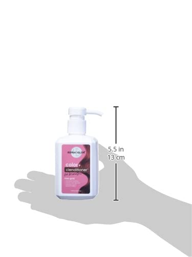 Keracolor Clenditioner for Brunettes ROSE GOLD Hair Dye - Semi Permanent Hair Color Depositing Conditioner, Cruelty-free, 12 Fl. Oz.