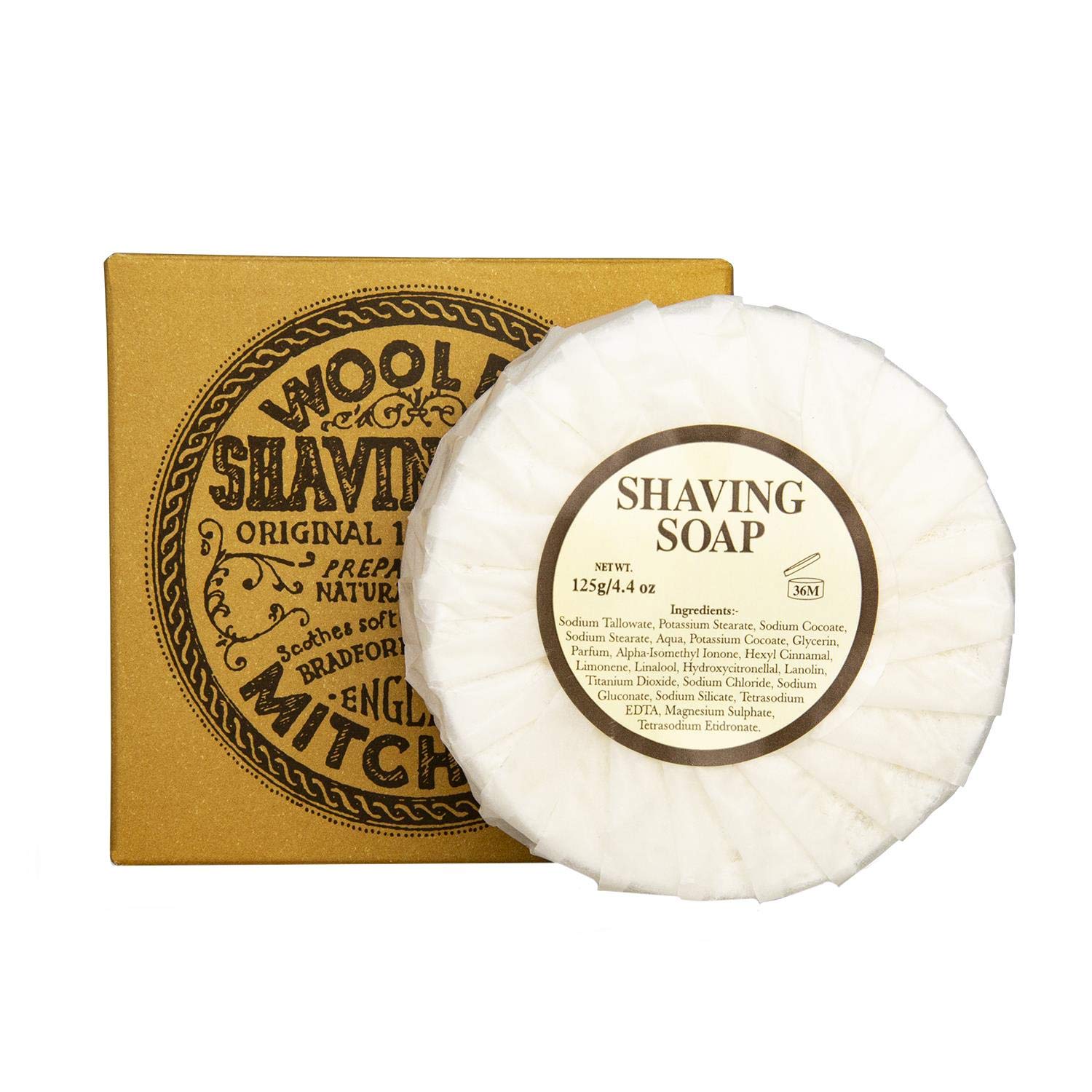 Mitchell's Wool Fat Shaving Soap Refill by Mitchell's